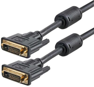 DVI-D Dual Link Male to Male Lead, 3m Black - PRO SIGNAL | eBay UK