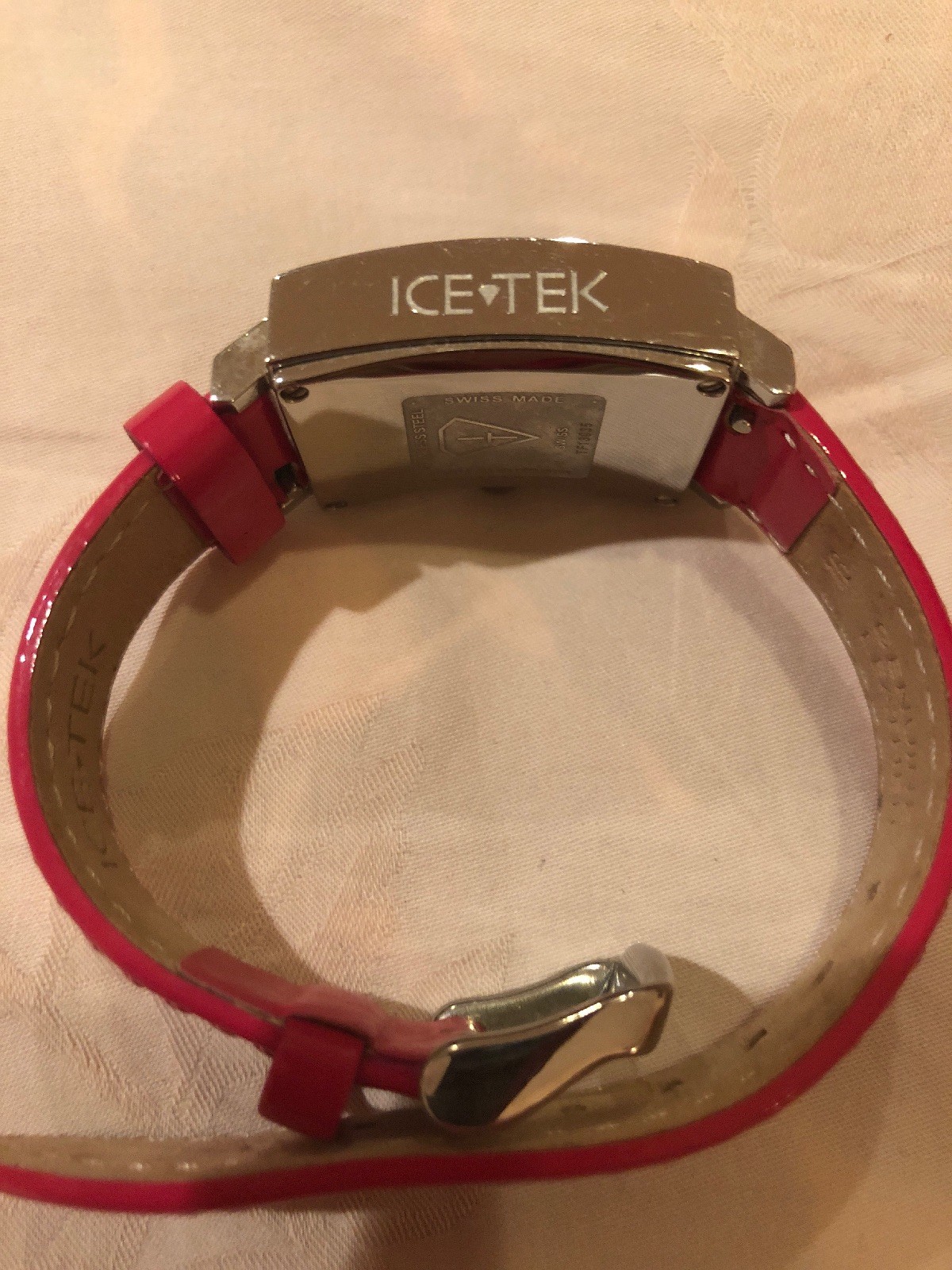 Ice Tek Ice Petals Diamond And Sapphire Rectangular Women Watch New | eBay