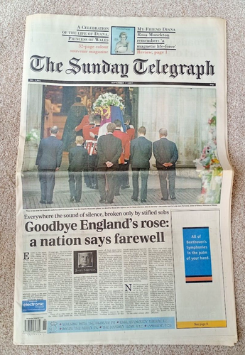 The Sunday Telegraph (with magazine) 7th September 1997 Princess Diana ...