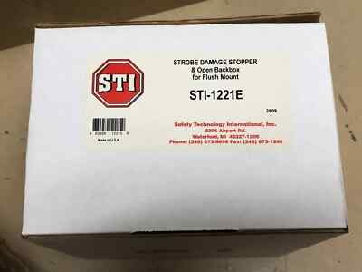 Safety Technology International Sti-1221E Audible And Strobe Guard ...
