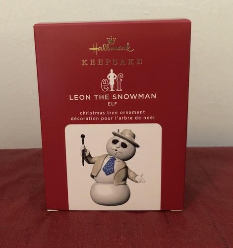 2020 HALLMARK ELF LEON THE SNOWMAN ORNAMENT LIMITED EDITION WILL ...