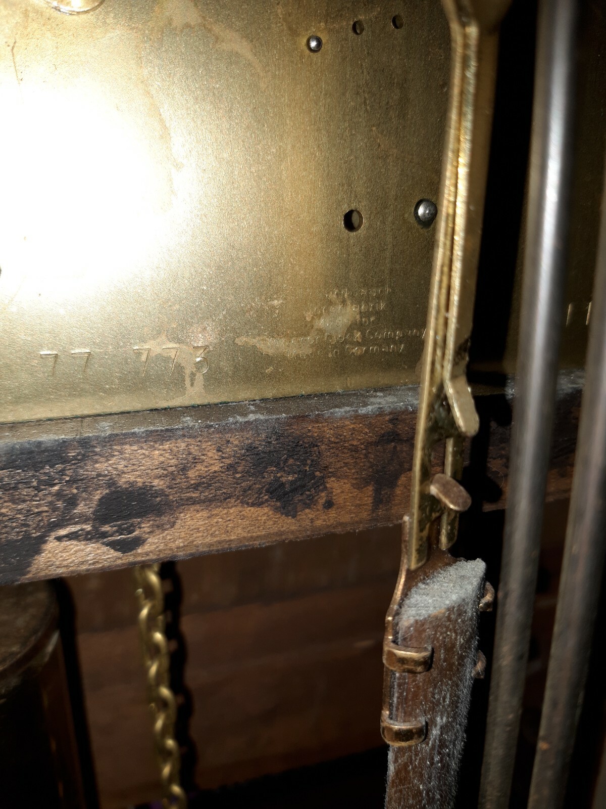 Emperor Clock Company' Tempus Fugit Grandfather Clock- Mechanism made ...