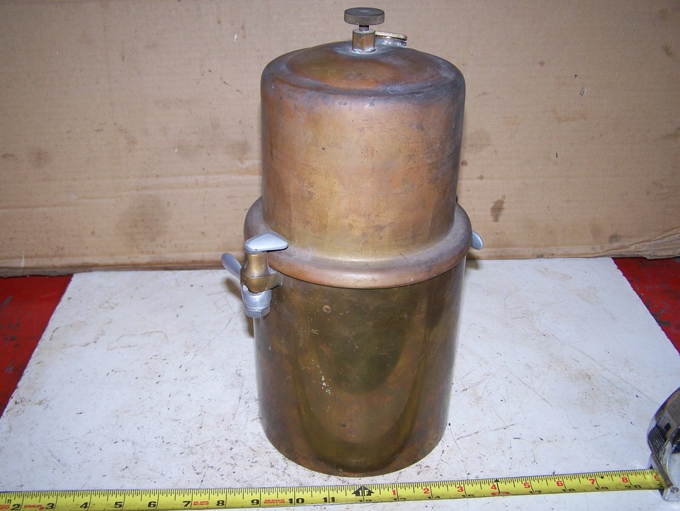 NOS BRASS CARBIDE ACETYLENE GENERATOR for Automobile Headlights PACKARD ...