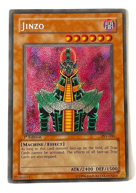 Yu-Gi-Oh! TCG Jinzo Pharaoh's Servant PSV-000 1st Edition Secret Rare ...