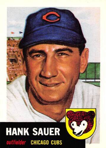 1991 Topps Archives #111 Hank Sauer 1953 Chicago Cubs | eBay