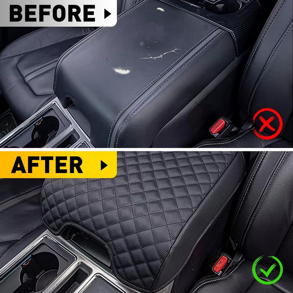 For 2015-2022 Ford F150 F250 F350 Center Console Lid Armrest Cover ...
