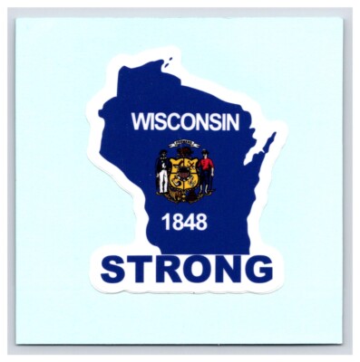 Sticker: Wisconsin - Strong | eBay