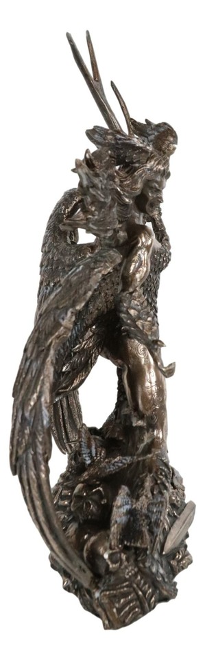 Ebros Irish Celtic War Goddess Winged Morrigan Phantom Queen W/ Antler ...