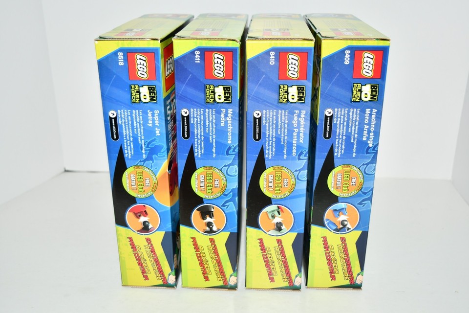 Lego Ben10 Lot - 8409, 8410, 8411, 8518 ~ Retired - Sealed - See Photos ...