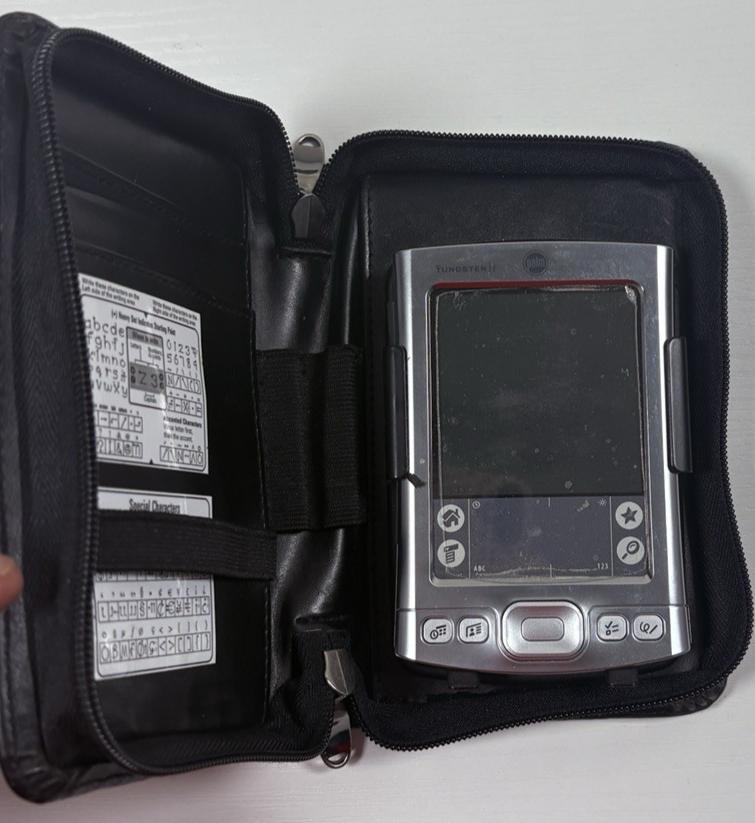 PalmOne Tungsten E2 Palm Pilot PDA with Stylus Case Charger Tested LOT ...