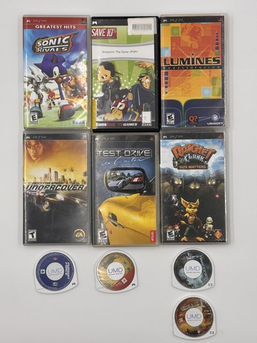 PSP Games & Movie Bundle Untested | eBay