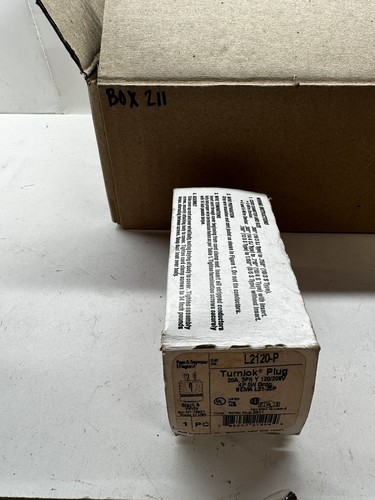Pass & Seymour L2120P Turn Lock Twist Locking Plug 20A 120/208VAC 4P 5W ...
