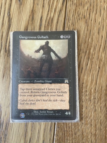 GANGRENOUS GOLIATH - MTG Onslaught Rare Creature | eBay