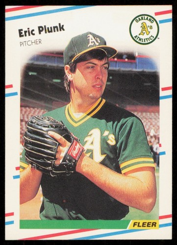1988 Fleer Eric Plunk Oakland Athletics #291 | eBay