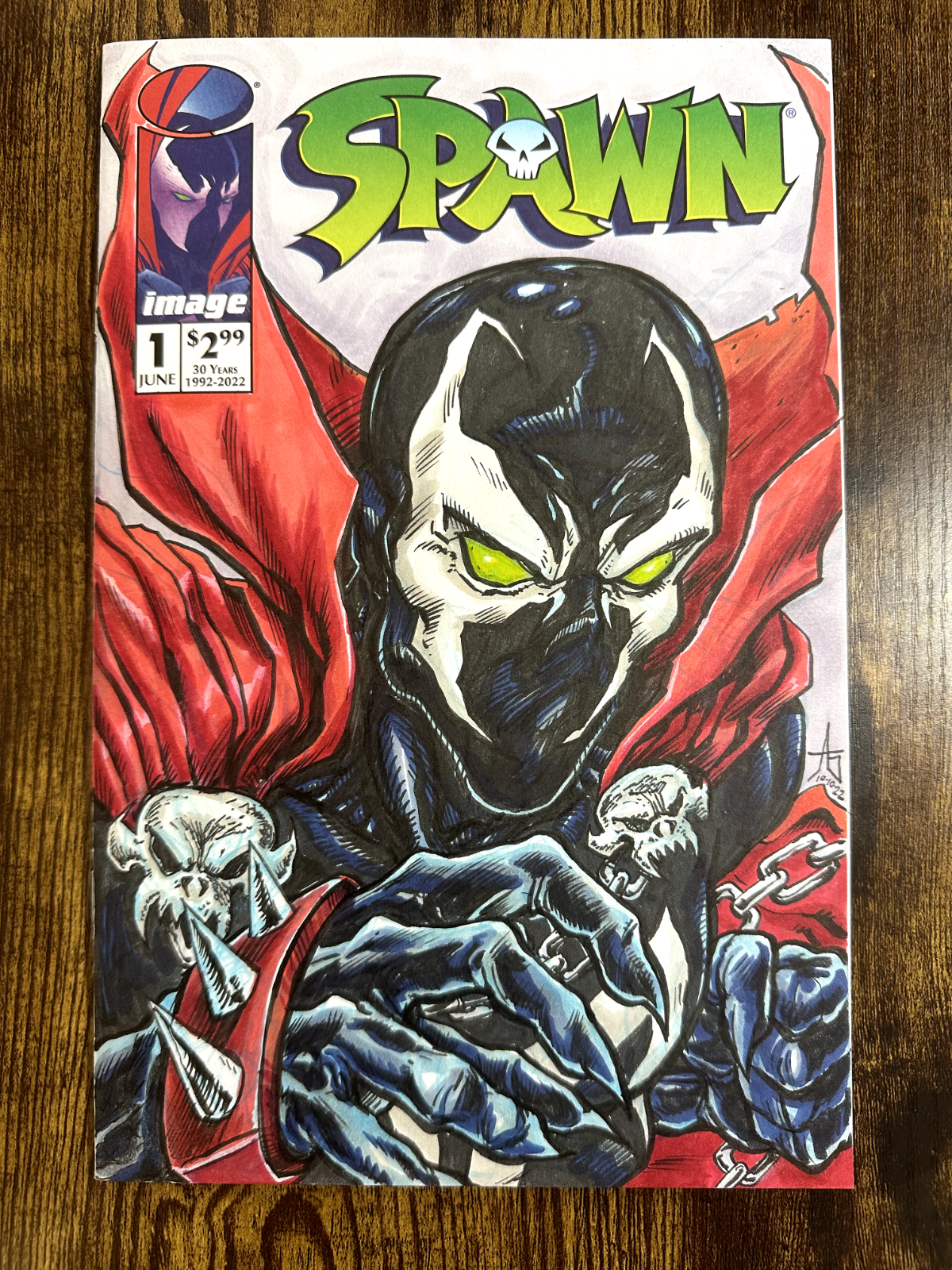 Spawn Comic Book Art