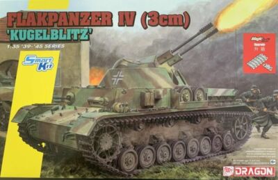 Dragon Models 1/35 Scale Flakpanzer IV (3cm) Plastic Model Kit - 6889 ...