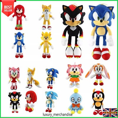 Sonic the Hedgehog Plushie Stuffed Games Plush Toy ,Shadow,Sonic,Amy ...