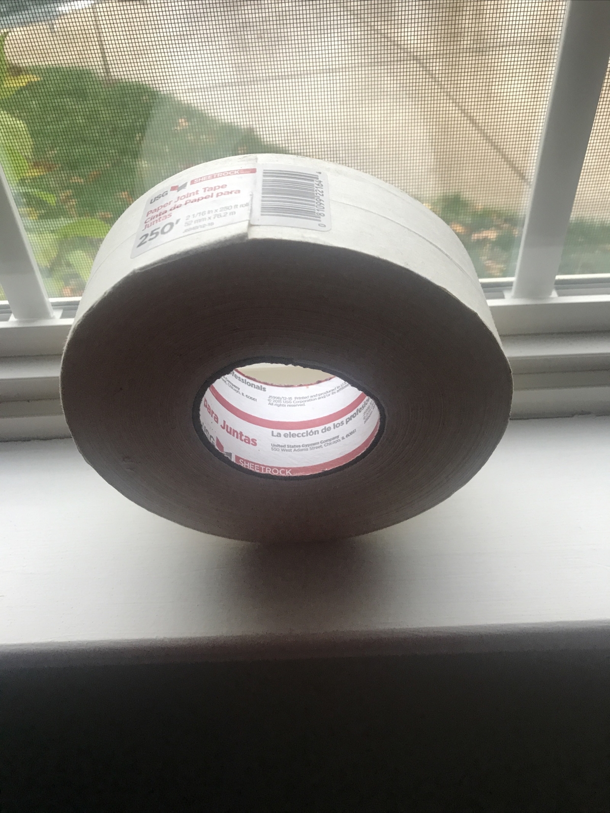 Drywall Mud Paper Joint Tape Sheetrock 250' × 2 1/16" Roll | eBay