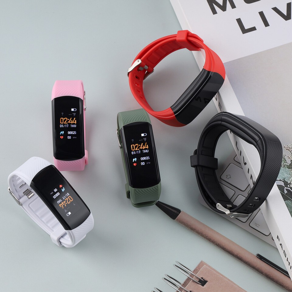 Smart Watch Sports Band Heart Rate Fitness Tracker Activity Health ...