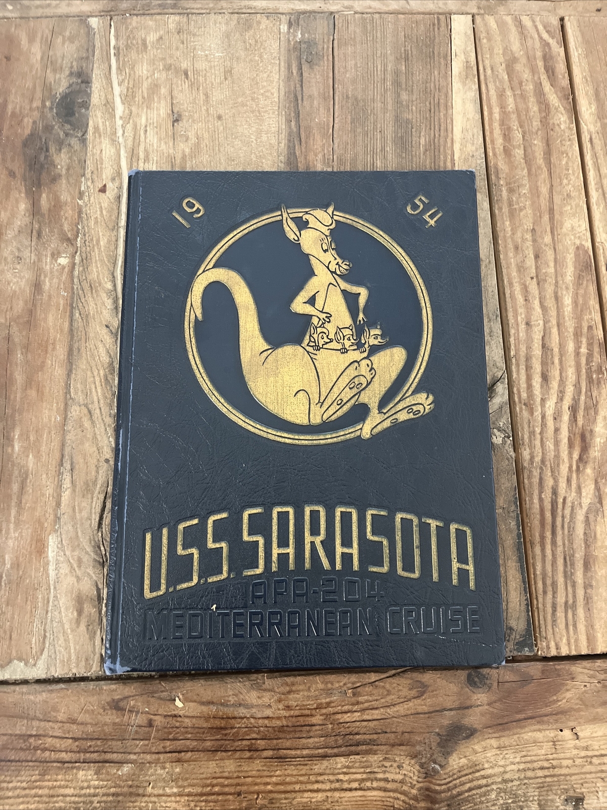 USS Sarasota (APA-204) 1954 Mediterranean Deployment Cruise Book ...