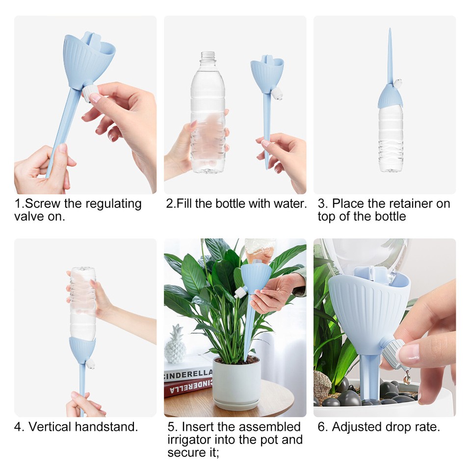 10pcs Self Plant Waterer Automatic Watering Spikes Devices with Slow ...