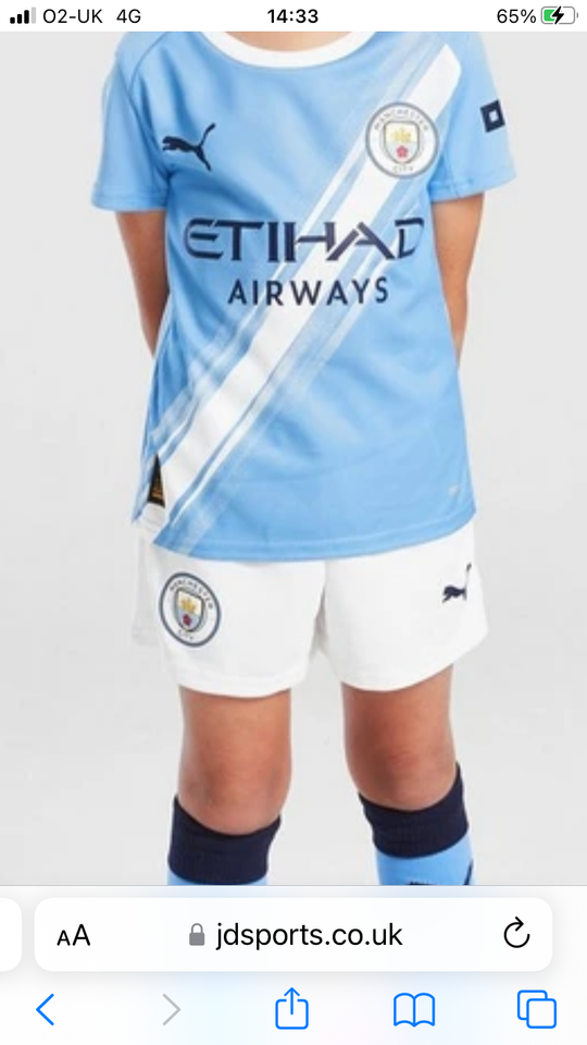 man city kids football kit 25/26 | eBay UK