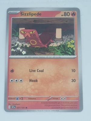 Pokemon TCG - Surging Sparks - #027/171 - Sizzlipede - Common | eBay ...