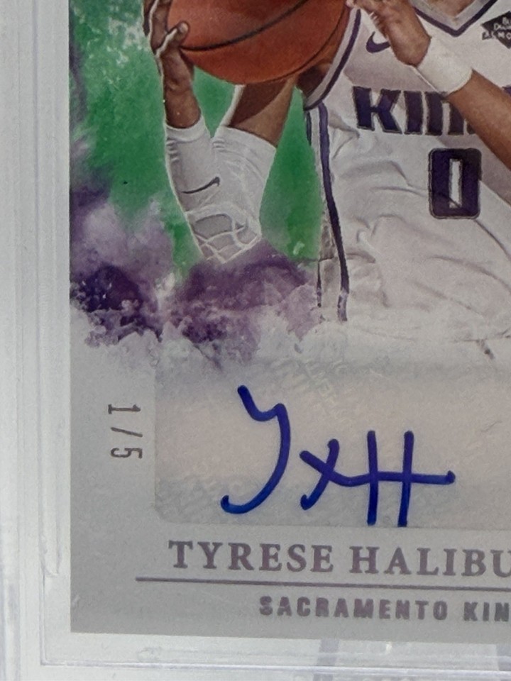 2020 Panini Origins - Tyrese Haliburton Rookie Autographs Green /5 Bgs ...