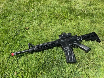 Non Firing Fake Full Size Toy Rifle Safety For Cosplay Costume Film ...