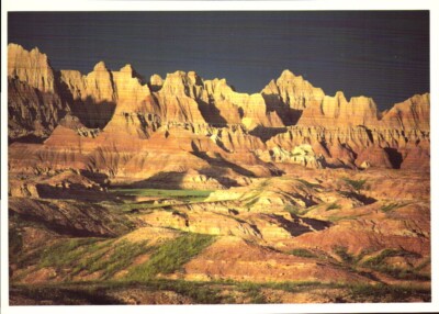 Vintage Postcard THE BADLANDS WALL - BADLANDS COLLECTION BNP-10 ©Alan ...