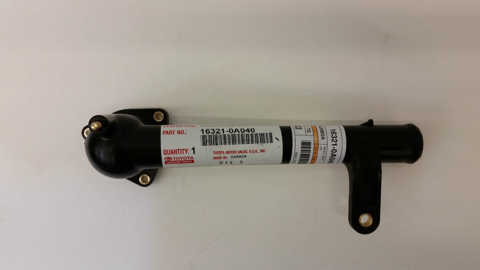 TOYOTA OEM FACTORY WATER INLET PIPE 2004-2006 SIENNA 16321-0A040 | eBay