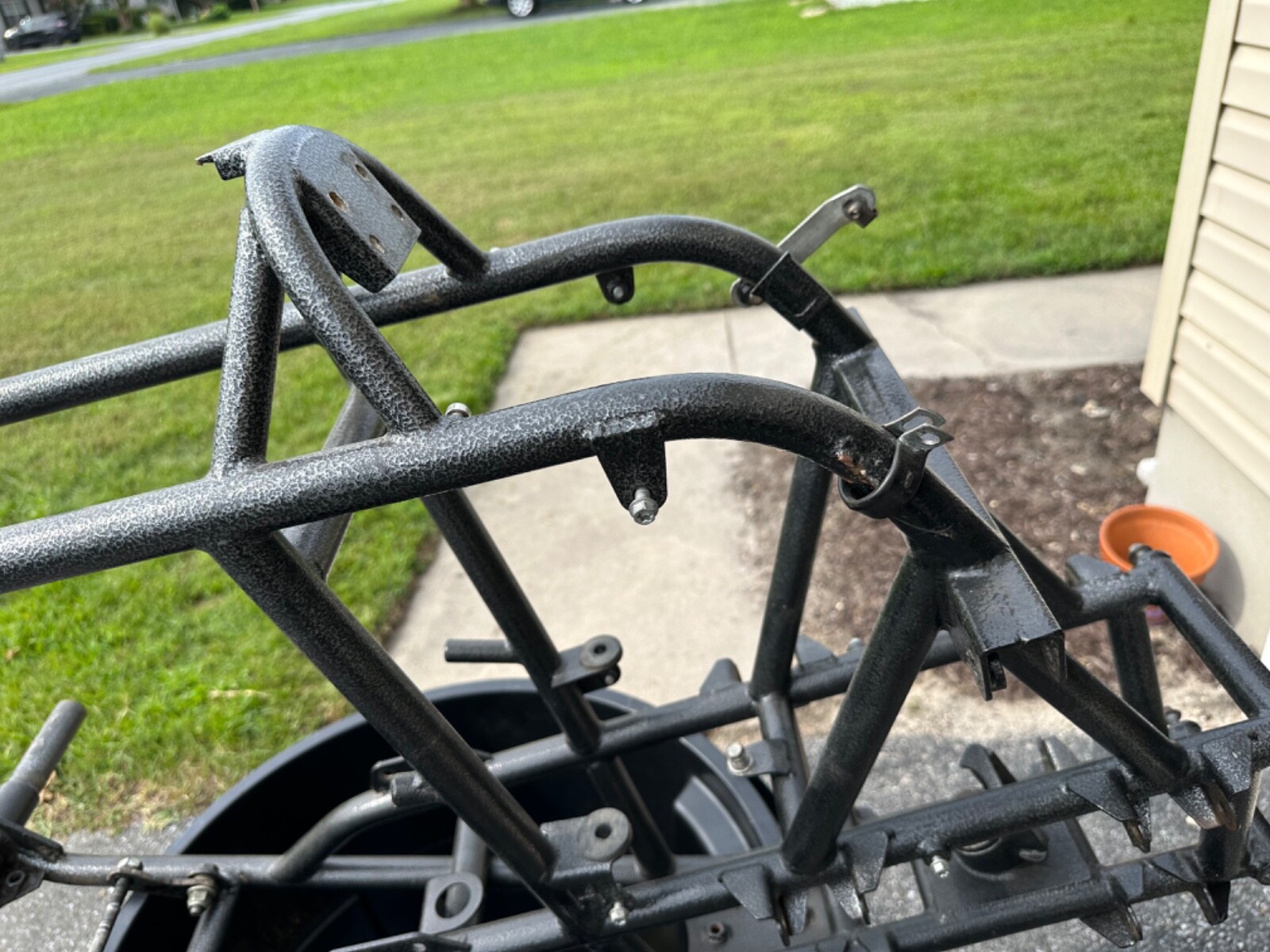 HONDA TRX250R FRAME CHASSIS HOUSER RACING W/ SUBFRAME | eBay