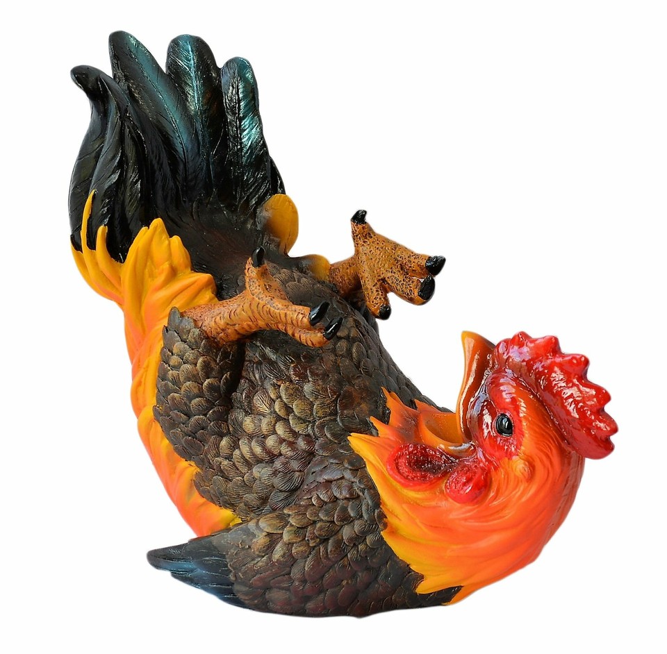 Drinking Rooster Wine Bottle Holder French Country Farm Style Kitchen ...