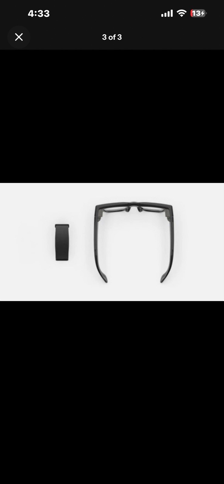 Meta Ray-Ban Display & Neural Band AI Glasses Shiny Black Large Band 2 ...