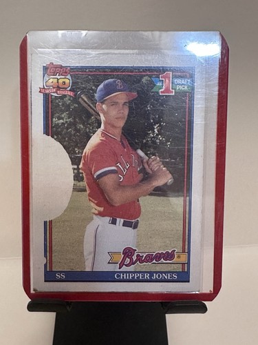 1991 Topps - #333 Chipper Jones (RC) Misprint | eBay