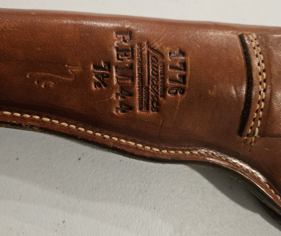 George Lawrence Leather Revolver Holster 1776 REM44 7-1/2 | eBay