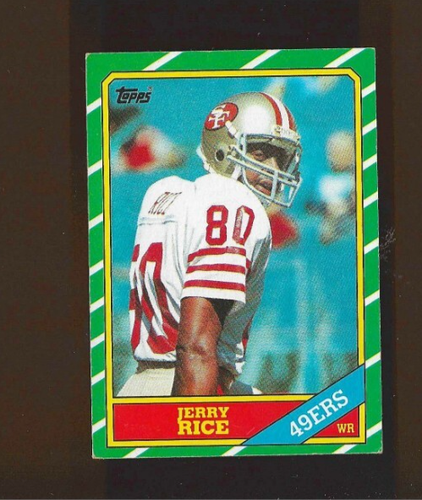 1986 Topps Jerry Rice #161 RC HOF 49ers | eBay