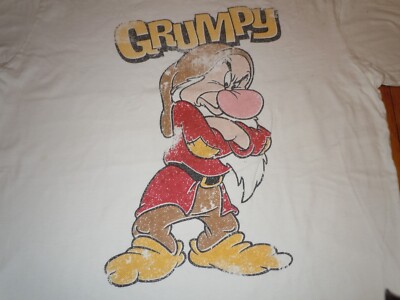 DISNEY GRUMPY SHIRT MENS XL DISNEY STORE | eBay