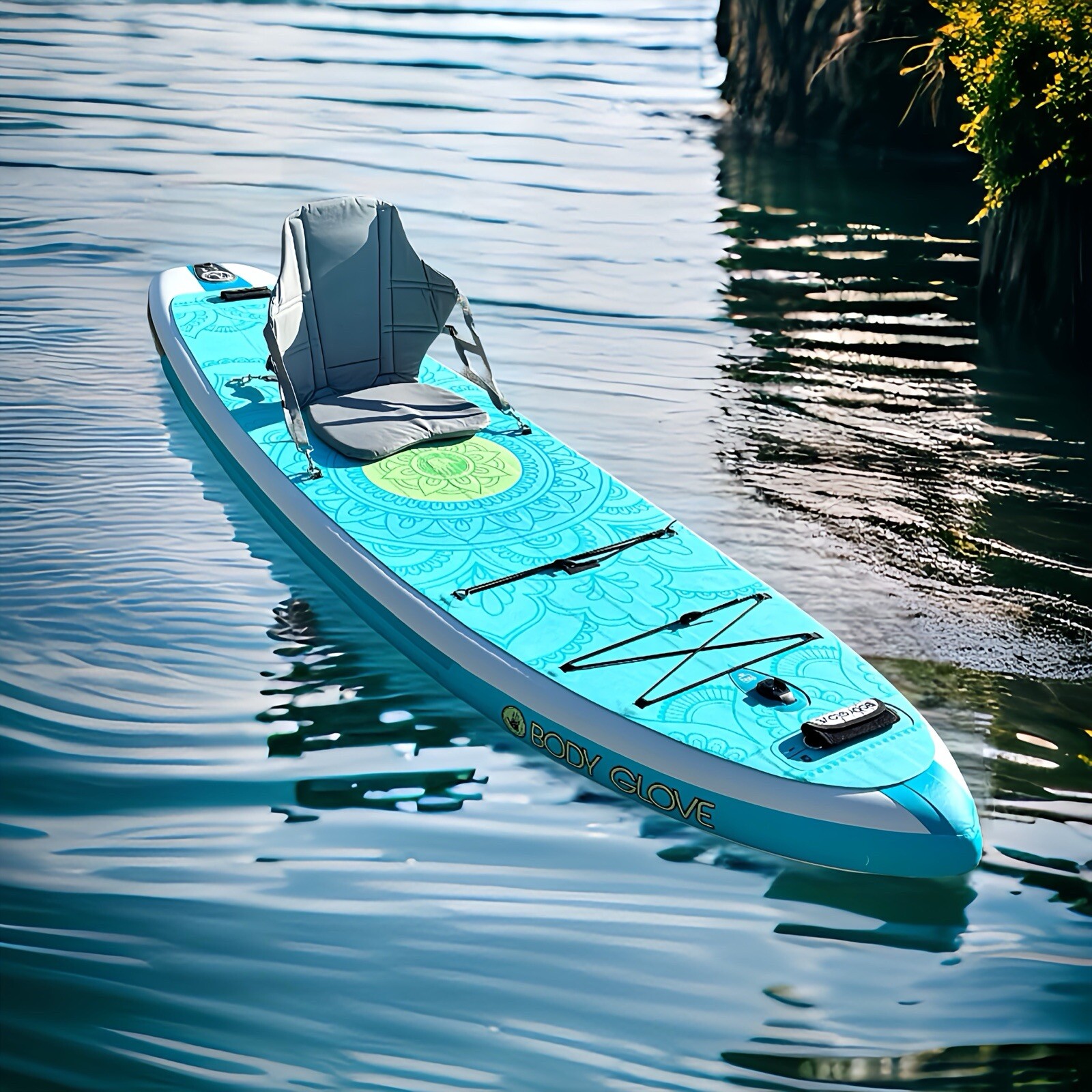 BODY GLOVE KAYOGA Paddleboard Hybrid Kayak & SUP Stand Up Paddle Board ...