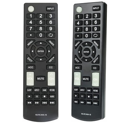 NS-RC4NA-18 Replace Remote Control for Insignia TV NS-50D510NA17 NS ...