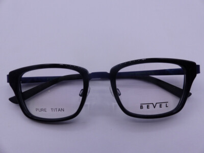 BEVEL 2548 ABERAMA BLACK UNISEX EYEGLASSES FRAMES SIZE 50-20-140 | eBay