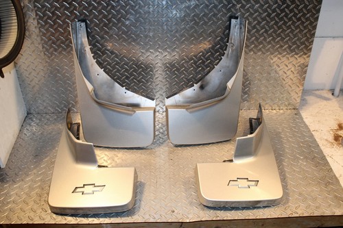 2014-2017 chevy splash guards silver front & rear | eBay