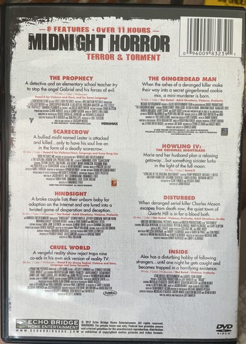 Scarecrow Howling Gingerdead Man Midnight Horror Collection 8 movies 2 ...