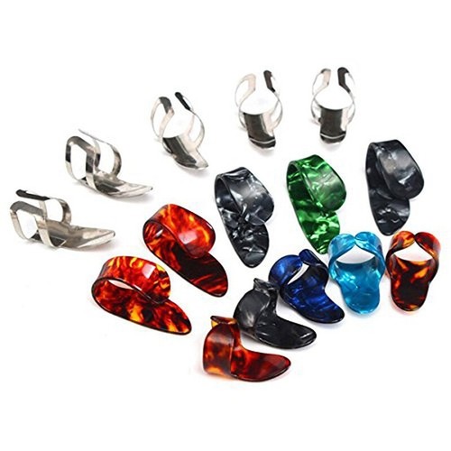 15pcs Guitar Picks humb Finger Picks Metal + plastic C5I72014 ...