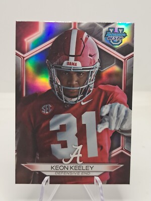 2023 Bowman Best University Keon Keeley Refractor SN Alabama #5 | eBay