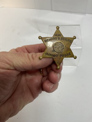 Sheriff Richard B. Ogilvie Junior Posse Badge | eBay