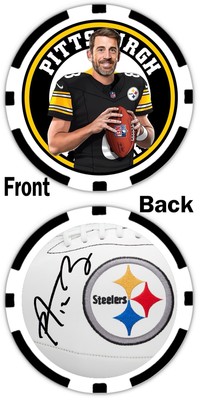AARON RODGERS - PITTSBURGH STEELERS - POKER CHIP - ***SIGNED*** | eBay