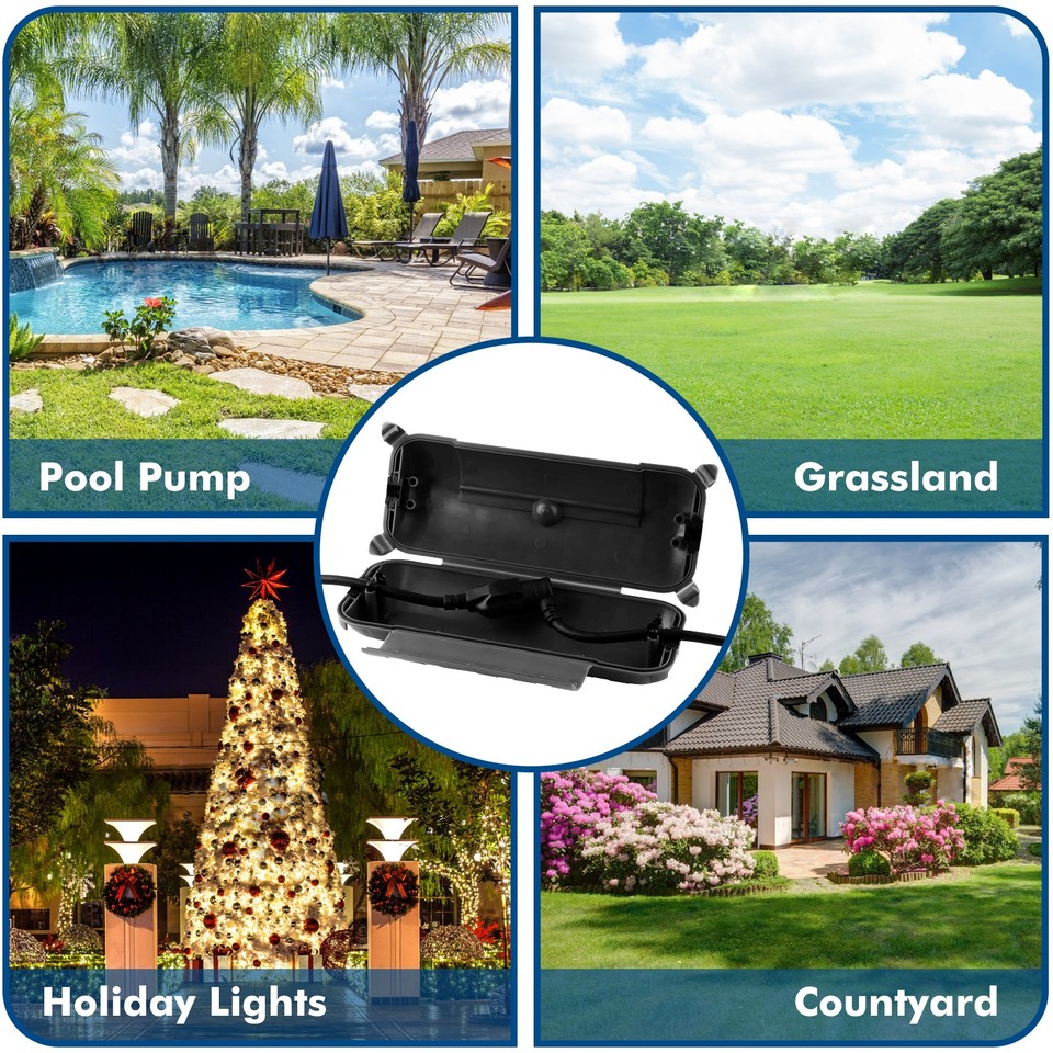 Outdoor Waterproof Connection Box, Weatherproof Electrical Extension ...