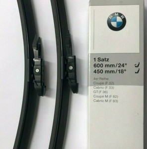Genuine BMW 4 Series Front Wiper Blade Set 61612349871 F32/F33/F36/F82 ...