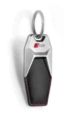 Genuine Audi RS keyring, leather, Audi Sport collection - 3181900701 ...